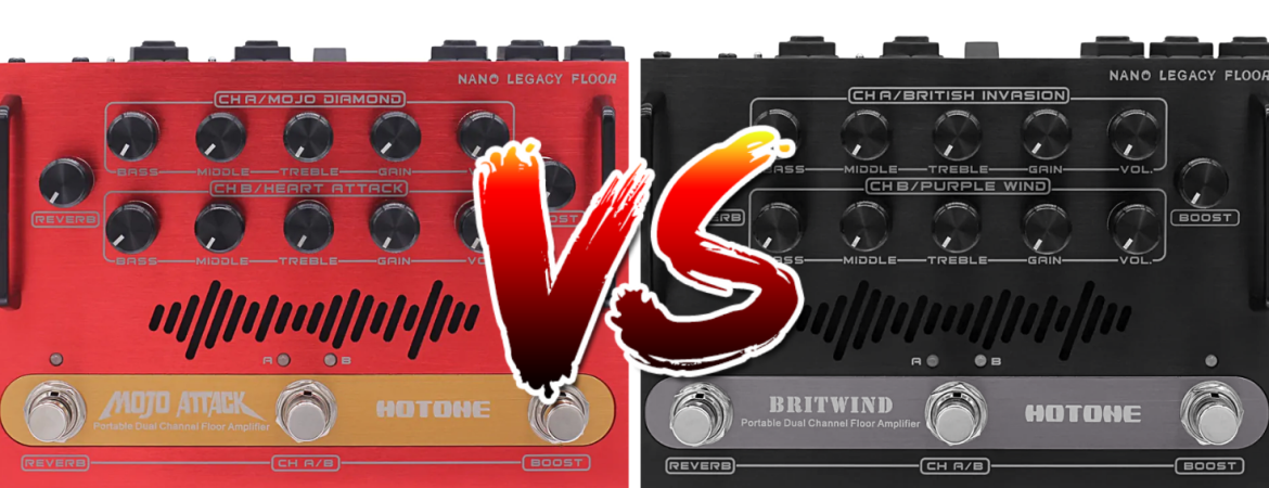 Hotone Mojo Attack vs Hotone Britwind - Hotone Audio Chile