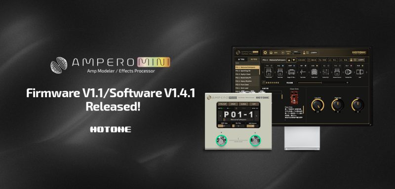 Actualización del Firmware del Ampero Mini Versión 1.1