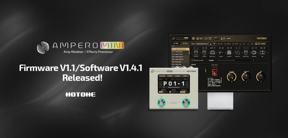 Actualización del Firmware del Ampero Mini Versión 1.1